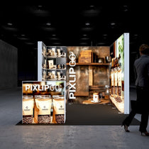 10x10 Booth Backlit Display Kit 03 – PIXLIP USA