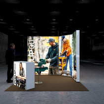 10x10 Booth Backlit Display Kit 08 – PIXLIP USA