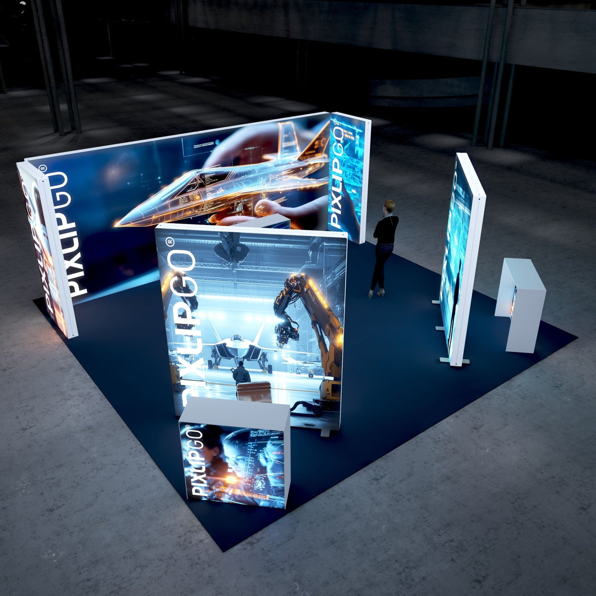 20x20 | Trade Show Booth – PIXLIP USA
